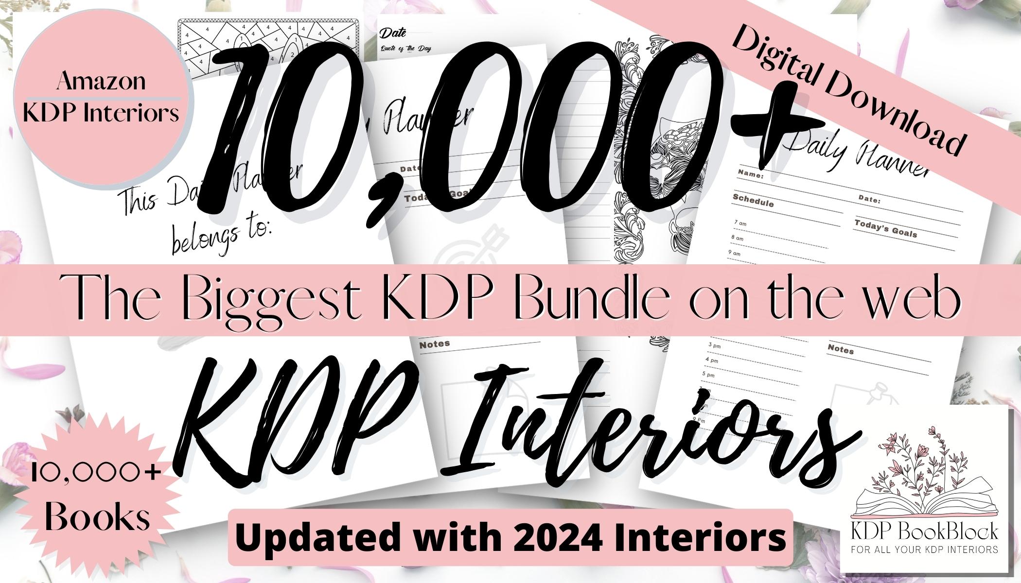 Huge 10,000+ KDP Interiors Bundle you need to boost your KDP Business ...